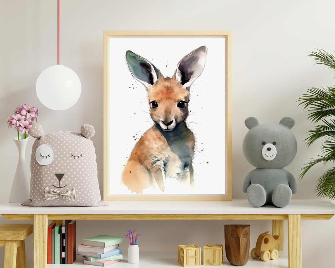 Kangaroo Poster | Digital Download | Printable Posters | Motifs ...