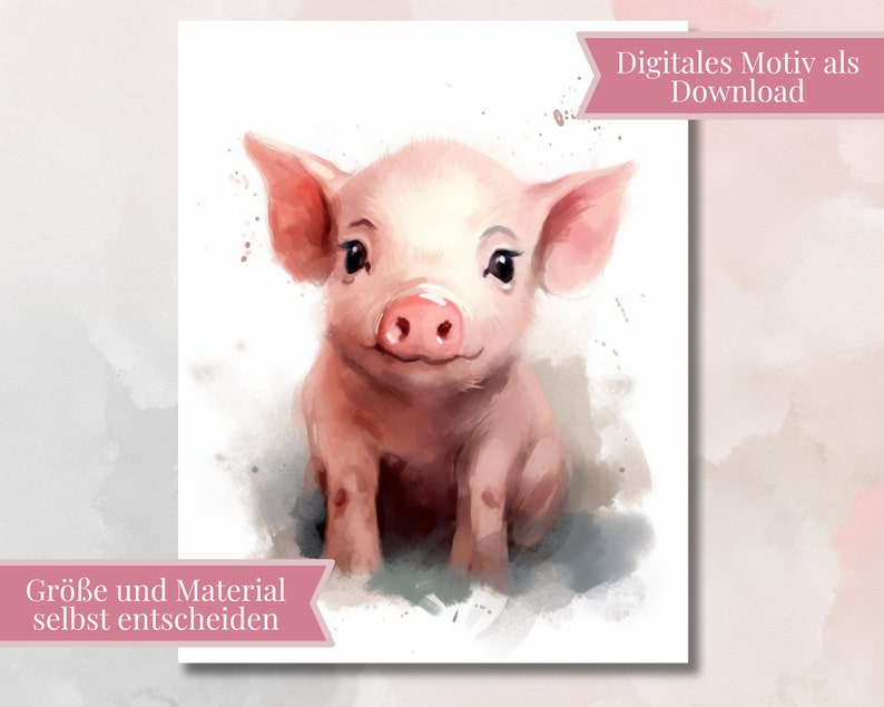Piggy Posters Digital Download Printable Posters Motifs - Etsy
