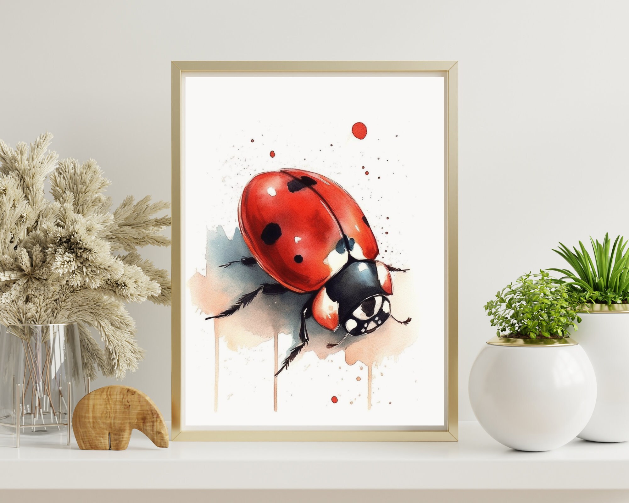 Posters Insects Posters Ladybug Digital Download Printable Posters ...