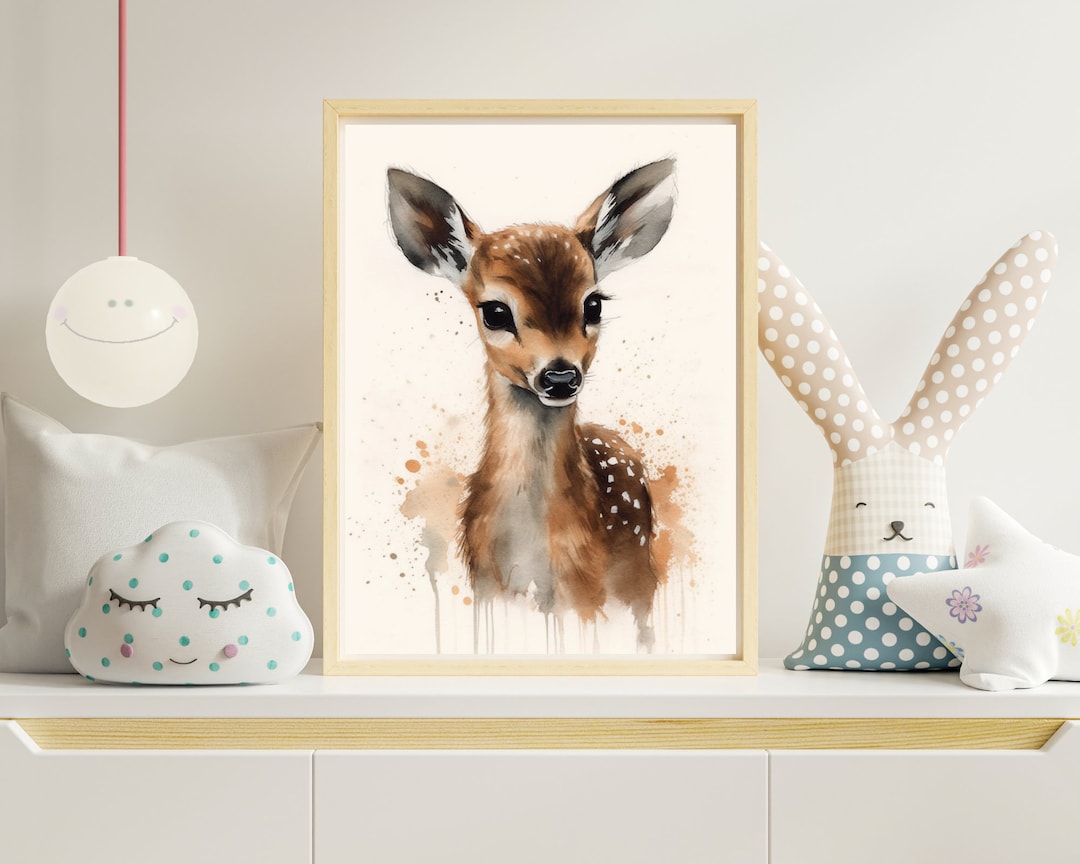 Posters Woodland Animals Poster Deer Digital Download Printable Posters ...