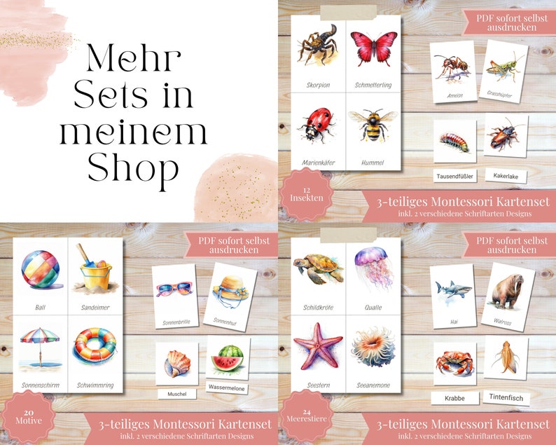 Self-printable PDF Alphabet Flashcards for Children for - Etsy