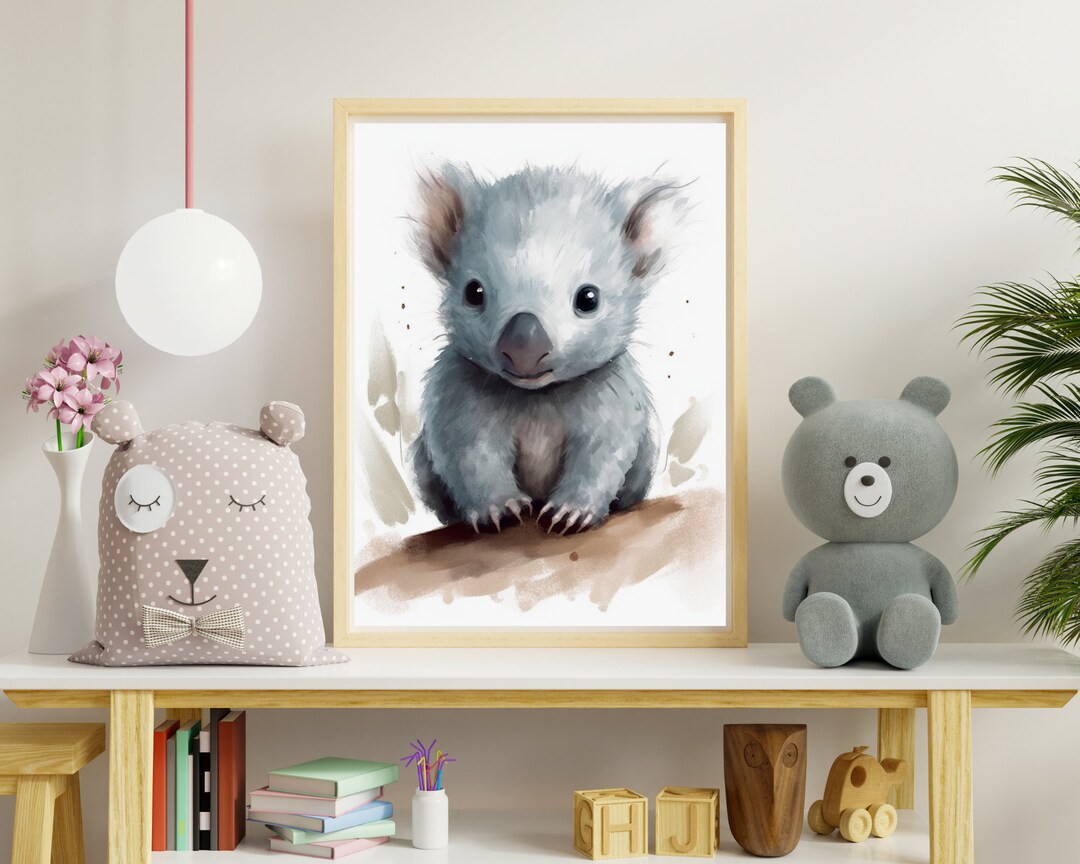 Wombat Posters Digital Download Printable Posters Motifs Children's ...