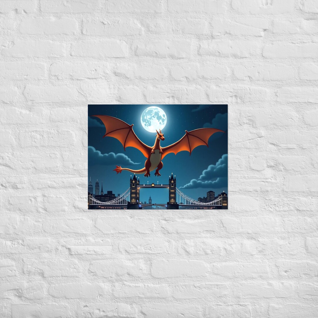 CHARIZARD LIMITED POSTER - Etsy