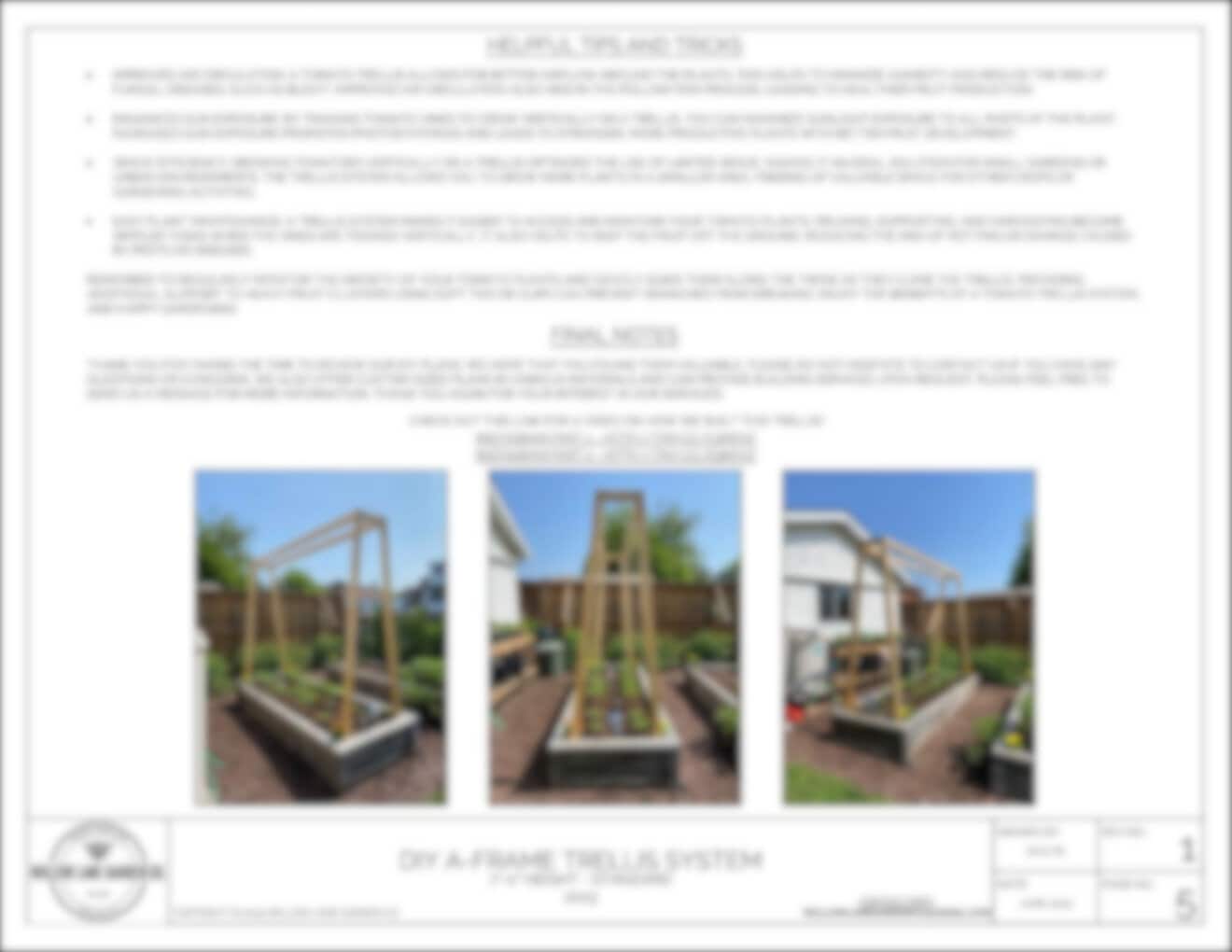 Tomato Trellis DIY Tomato Trellis System Instant Download Imperial ...