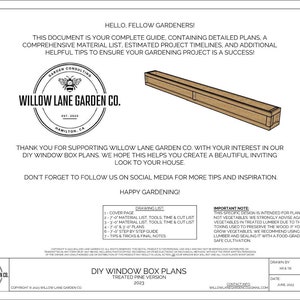 DIY Window Box Planter Digital Instant Download - Etsy