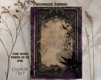Personalized Book of Shadows Journal Witchcore Aesthetic - Etsy