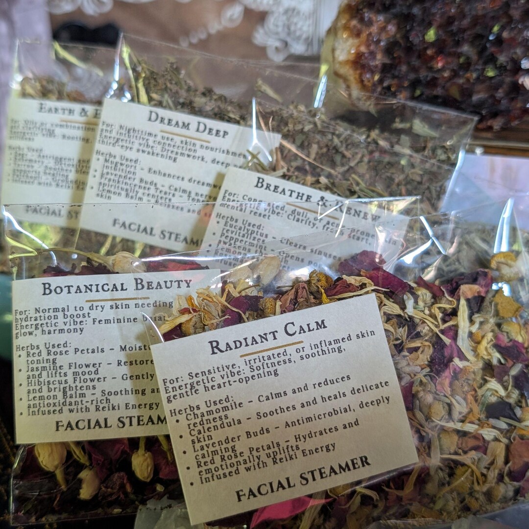 Herbal Facial Steamer: Botanical Skin Ritual - Natural Vegan Skincare ...