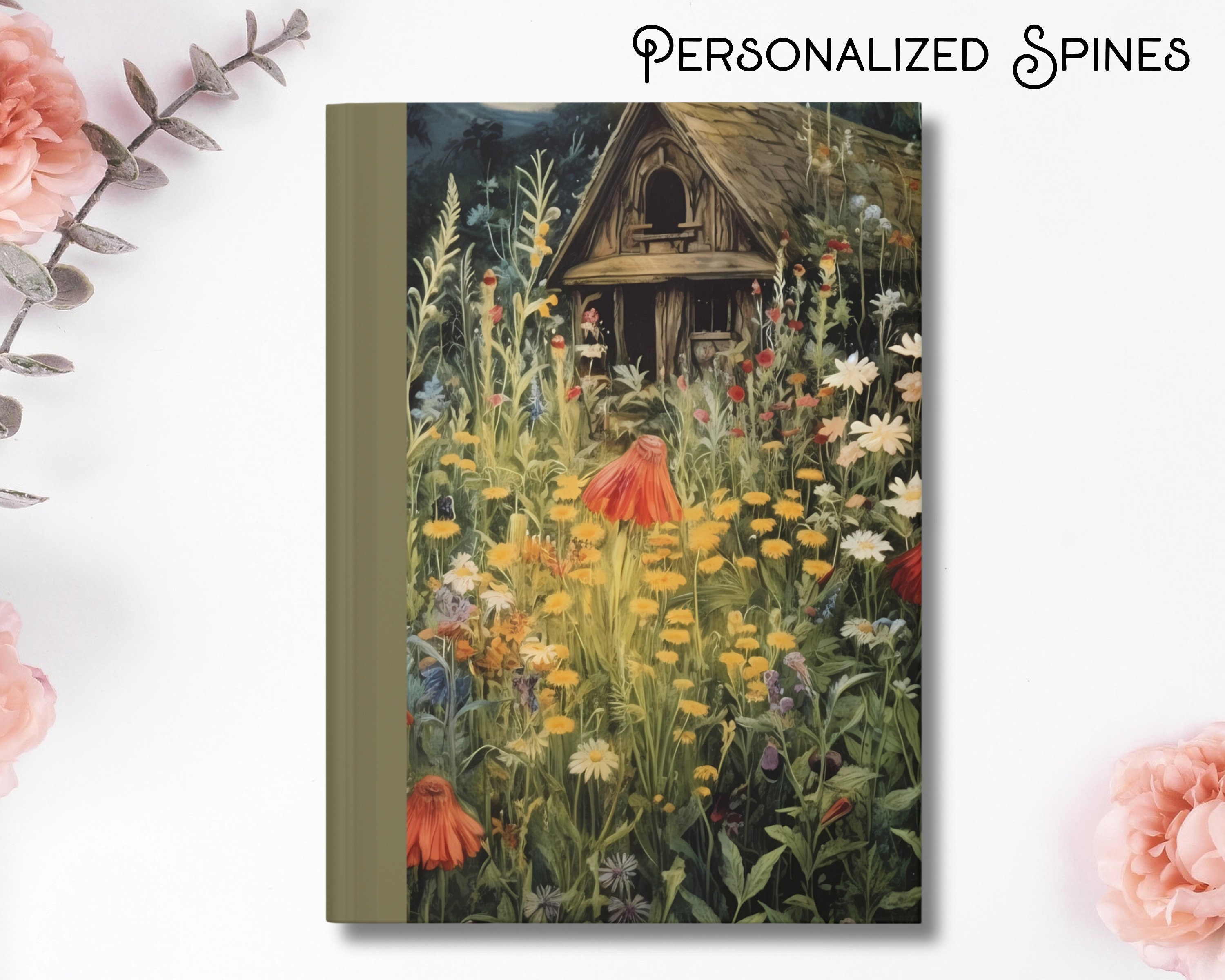 Personalized Goblincore Aesthetic Hardcover Lined Notebook - Etsy