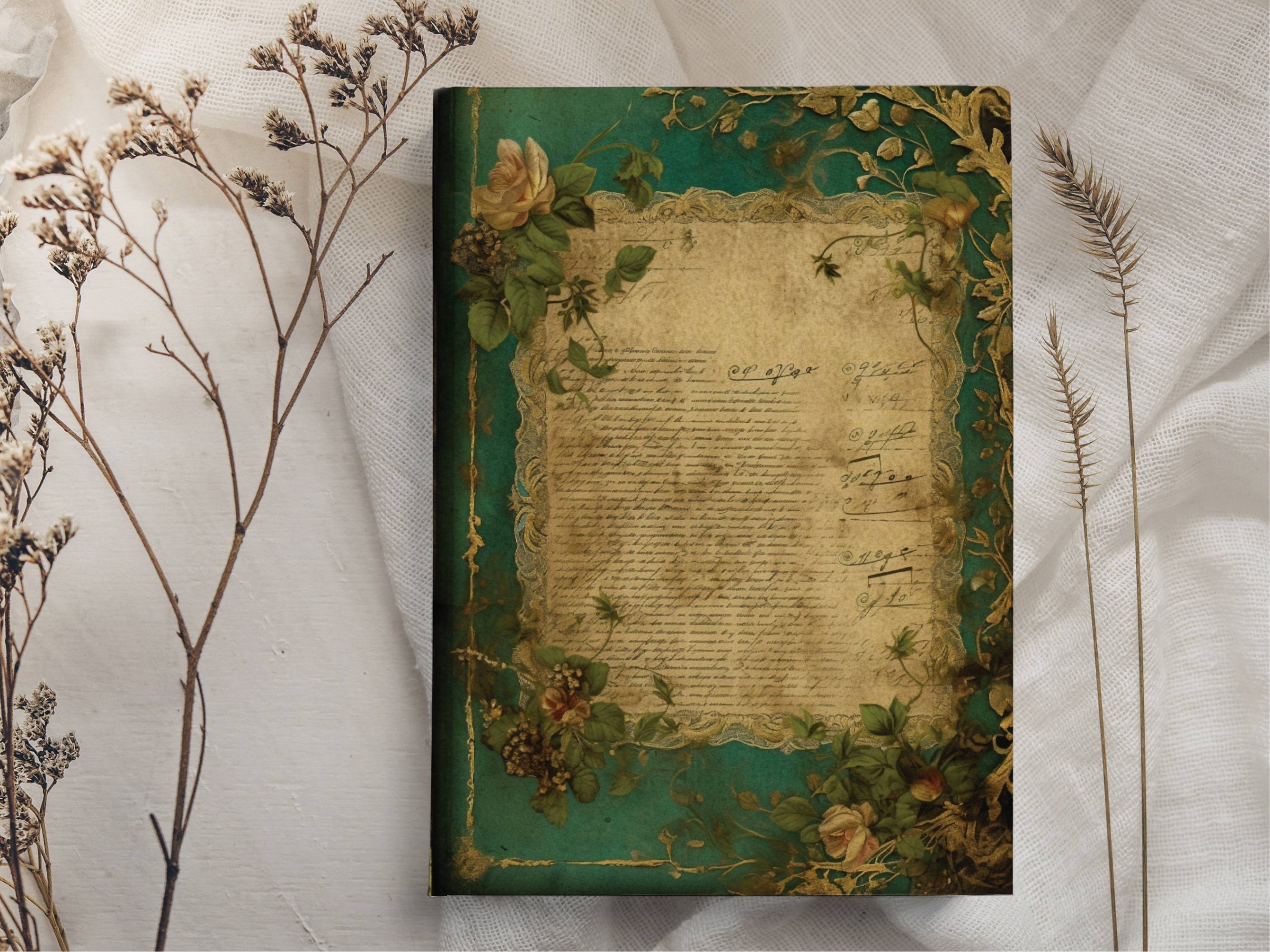 Green Witch Book of Shadows Nature Witch Gift Personalized Journal Gift ...