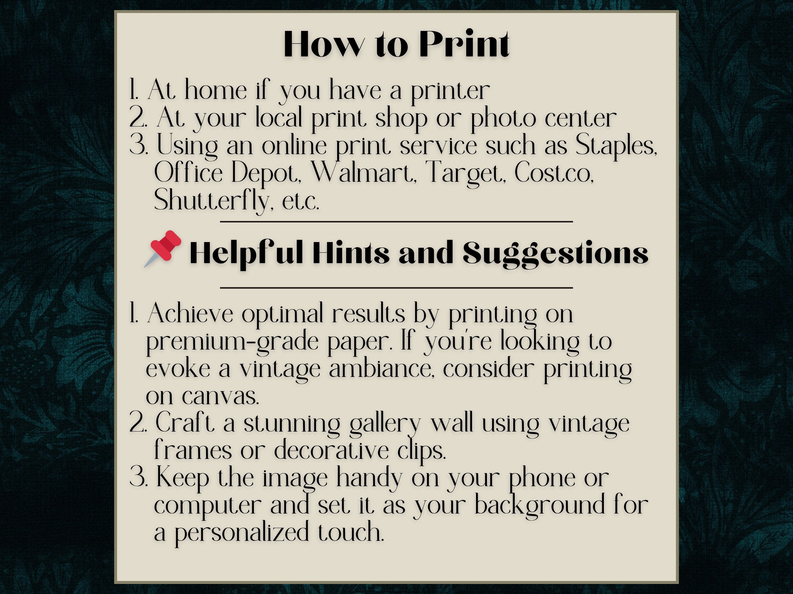 Dark Academia Print Dark Aesthetic Art Printable Downloadable Poster ...