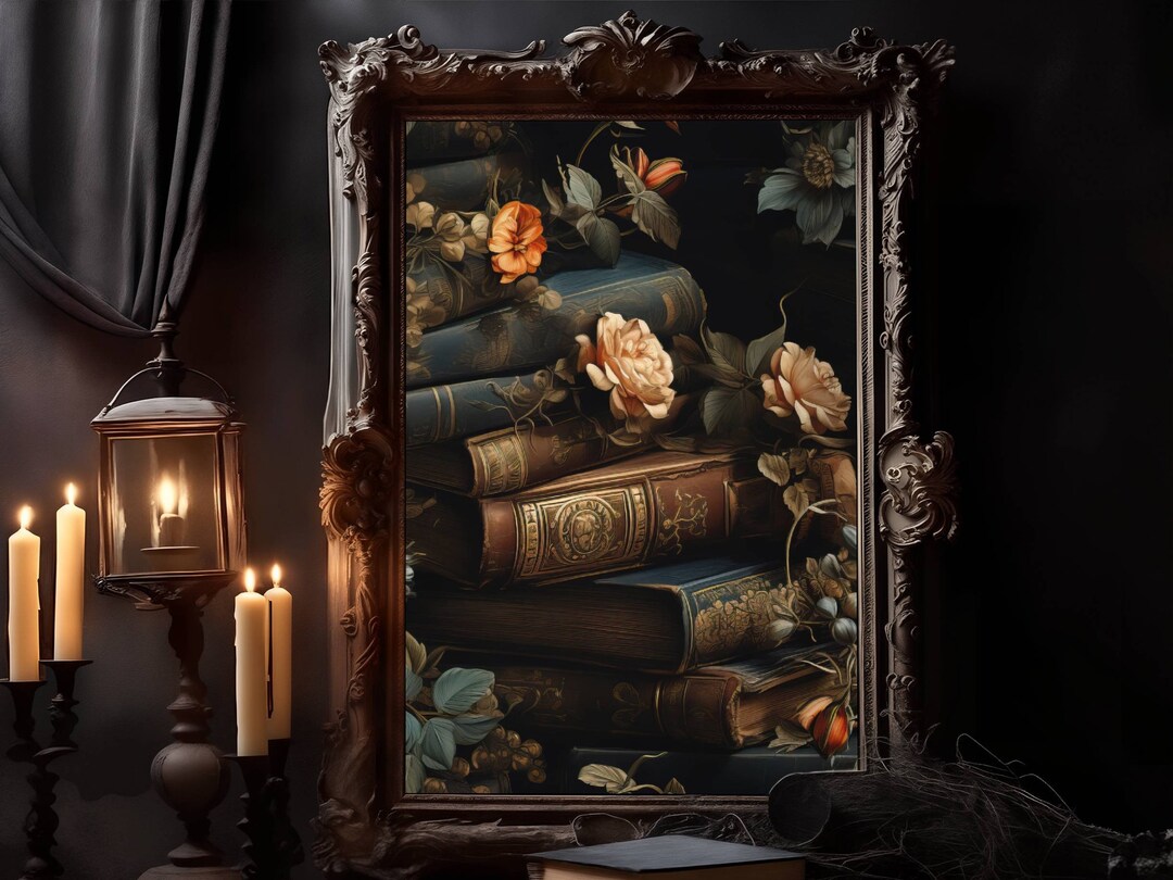 Dark Academia Print Dark Aesthetic Art Printable - Etsy
