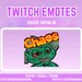Kawaii Cute Chaos Gremlin Emote for Stream - Twitch, Discord, Youtube ...