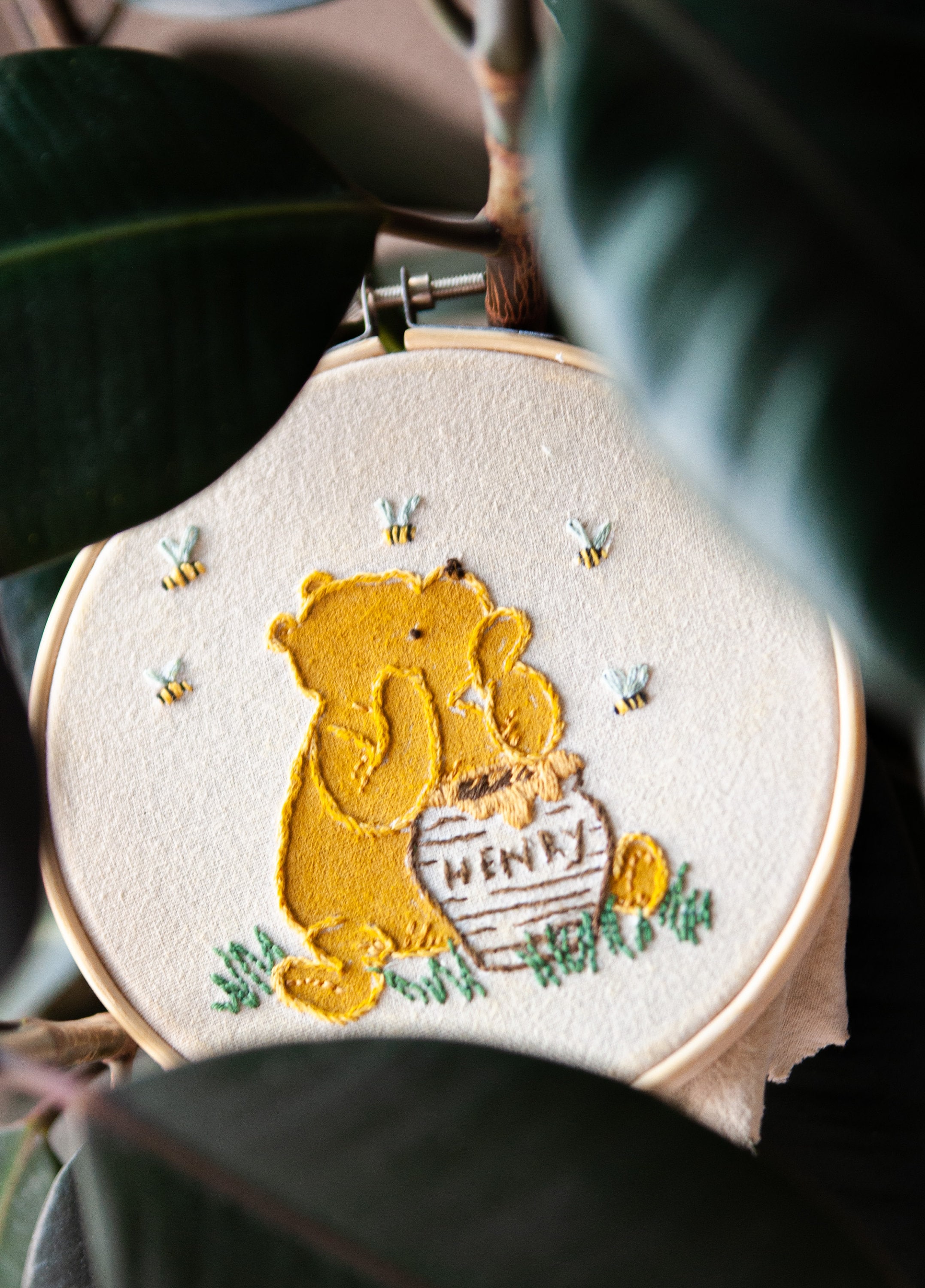 Winnie the Pooh Embroidery (Instant Download) - Etsy