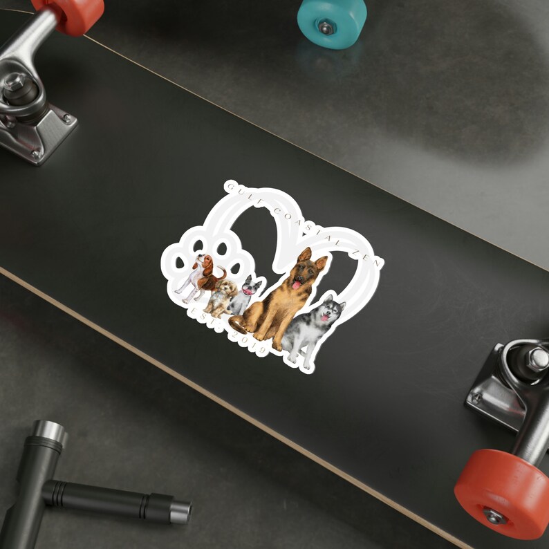 Pup Coastal Zen GS Gang Logo Vinyl Decal - Etsy
