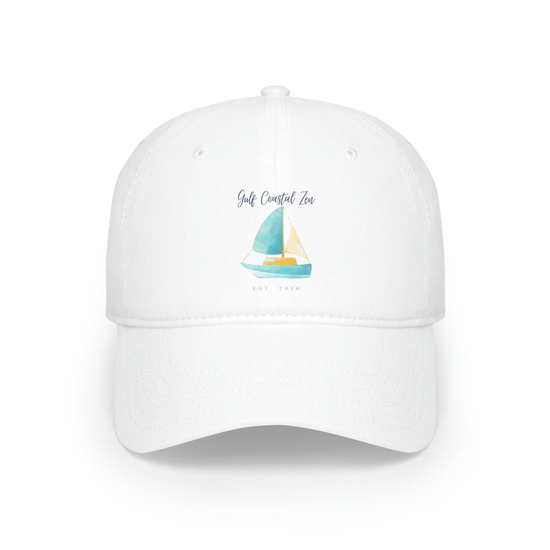 Gulf Coastal Zen Est for the Love of Sailing Low Profile Baseball Cap ...