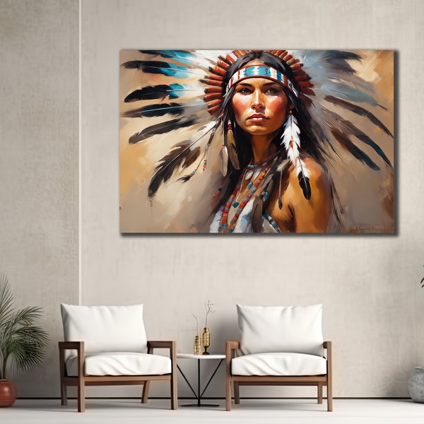 Native American Wall Art - Etsy