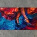 Dancing Girl's Painting on Canvas, Prints Wall Decor, Colorful Women ...