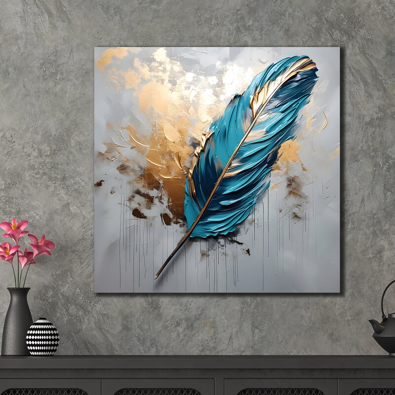Feather Poster - Etsy