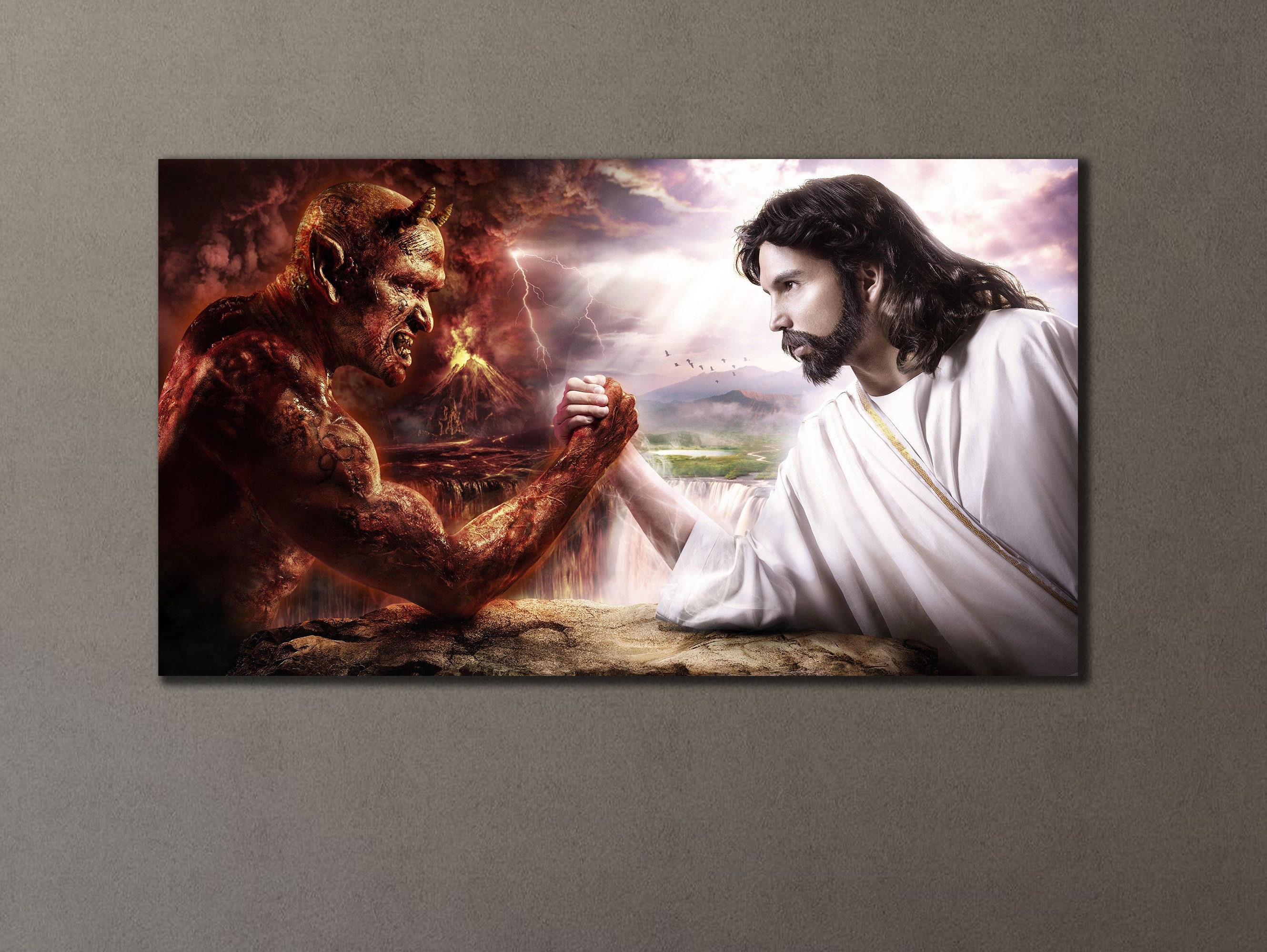 God Vs Devil Arm Wrestling