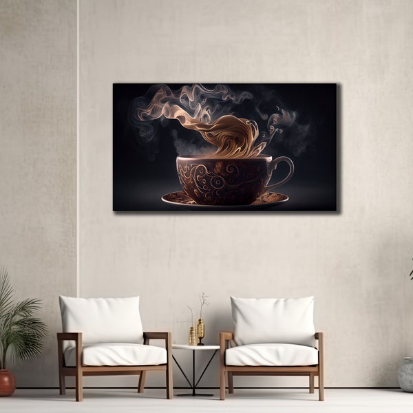 Coffee Canvas Art - Etsy