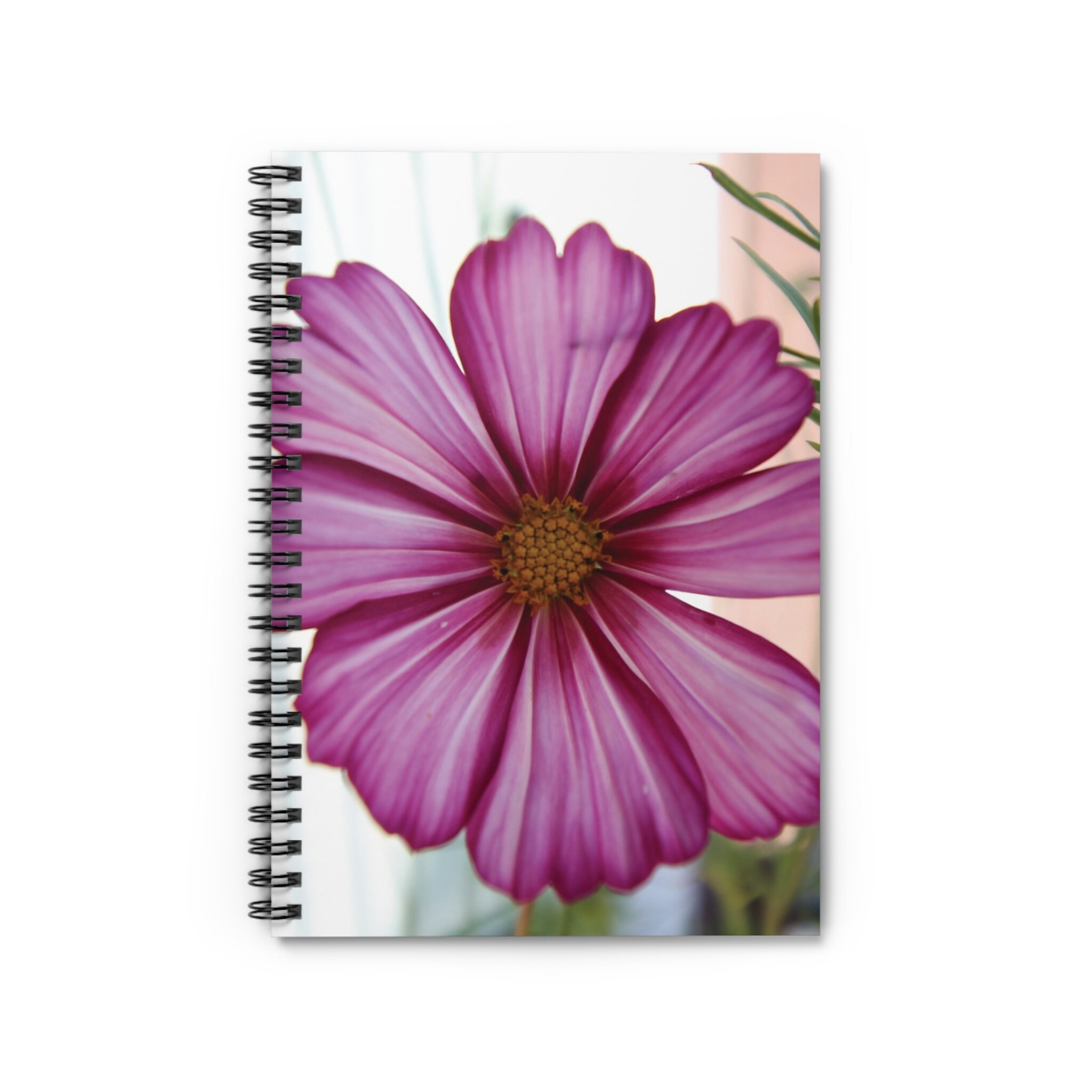 Pink Flowerful Cover Wildflower Spiral Bound Notebook Lined Pages - Etsy