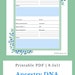 Ancestry DNA Matches Template | Family History Sheet | Genetic ...