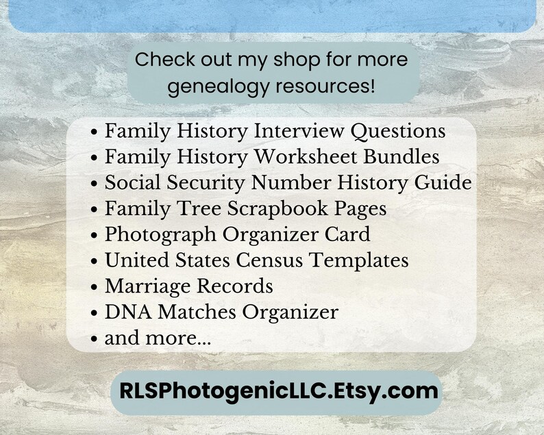 Family Tree Research, Begin at Home Checklist | Printable Genealogy ...
