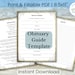 Printable Obituary Template | How to Write Obit Guide | Death Notice ...