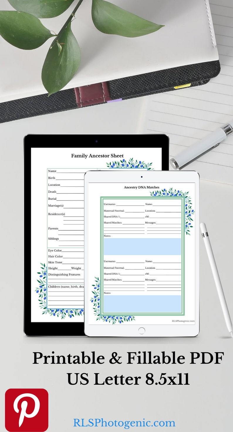 Family History Printable Sheets Family Tree Ancestry Forms Genealogy ...