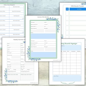 Family History Printable Sheets | Family Tree Ancestry Forms ...