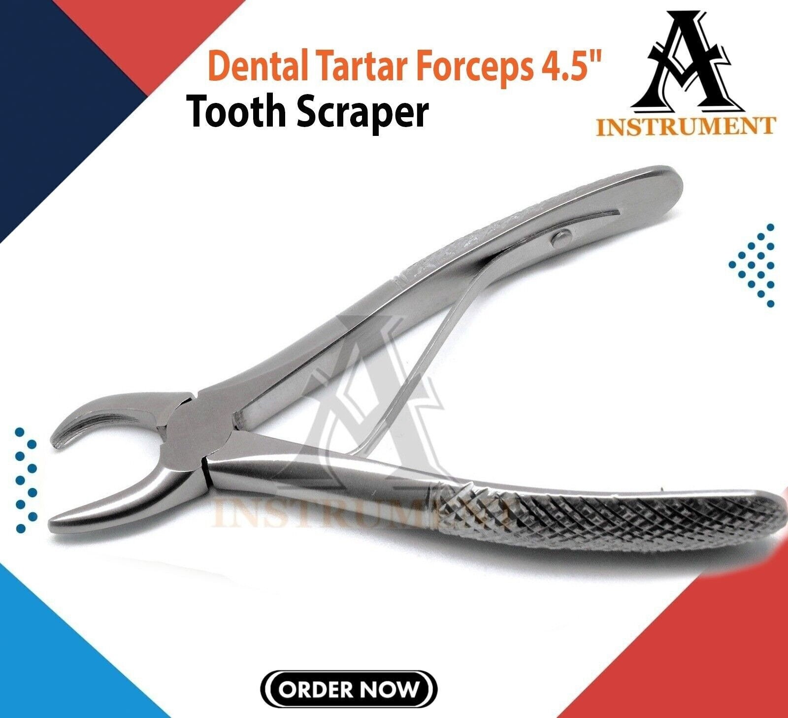 Tartar Forceps Calculus Remover Tooth Scraper 4.5" Dental Veterinary ...