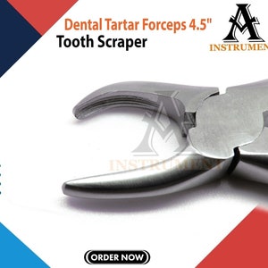 Tartar Forceps Calculus Remover Tooth Scraper 4.5" Dental Veterinary ...