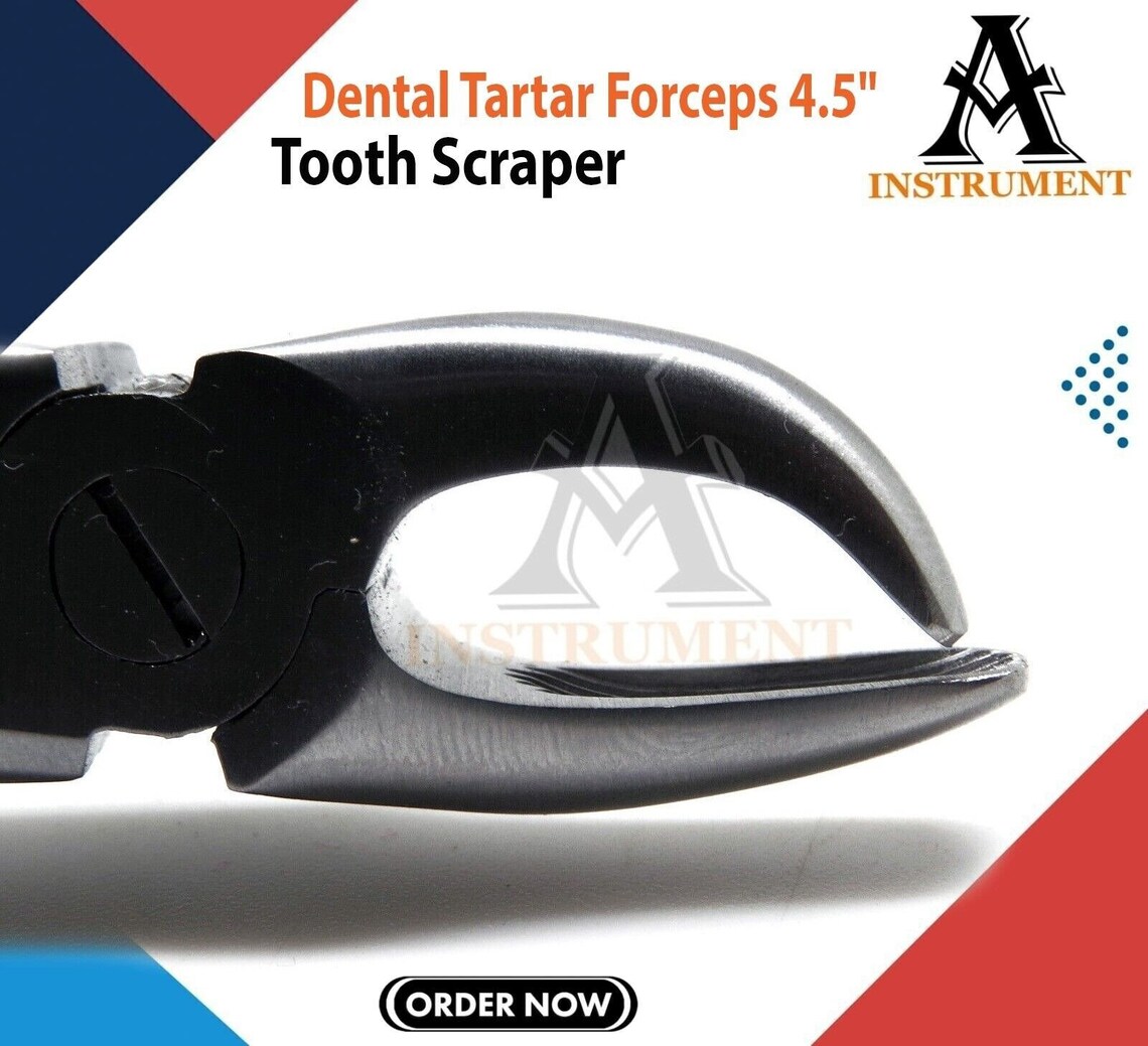 Tartar Forceps Calculus Remover Tooth Scraper 4.5" Dental Veterinary ...