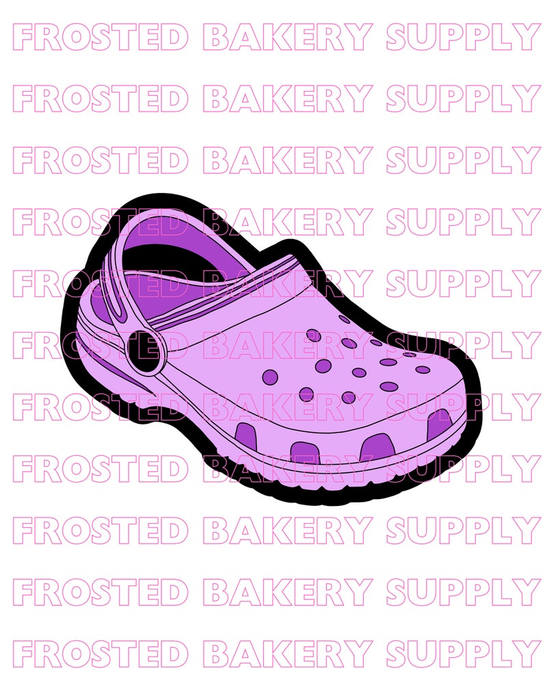 Croc Shoe Cookie Cutter STL Files - Etsy