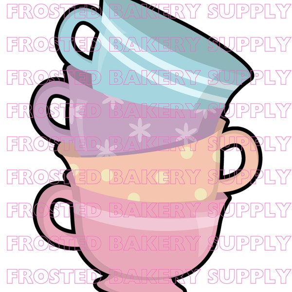 Teacup Stack - Etsy