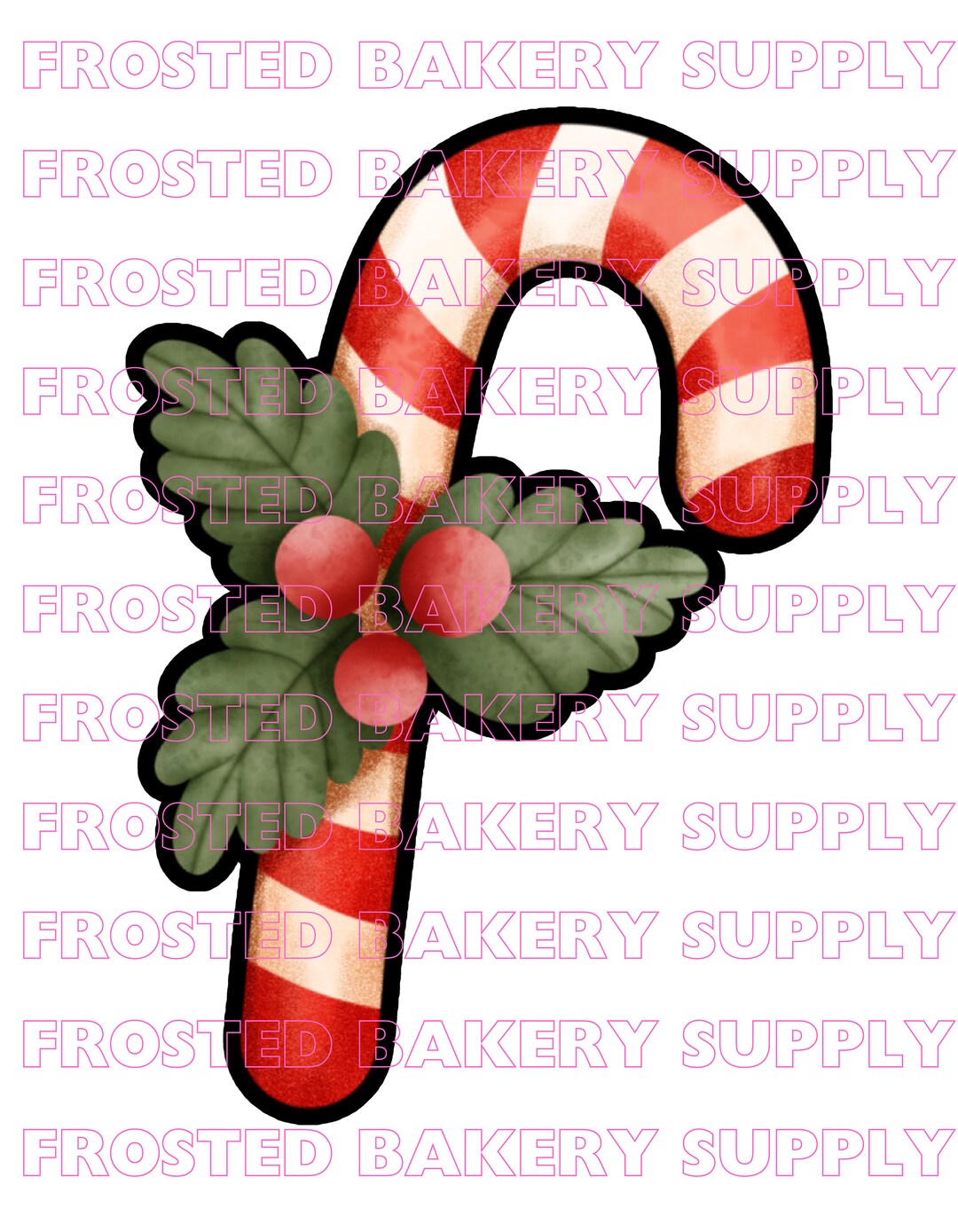 Candy Cane Cookie Cutter STL Files (digital Download) - Etsy