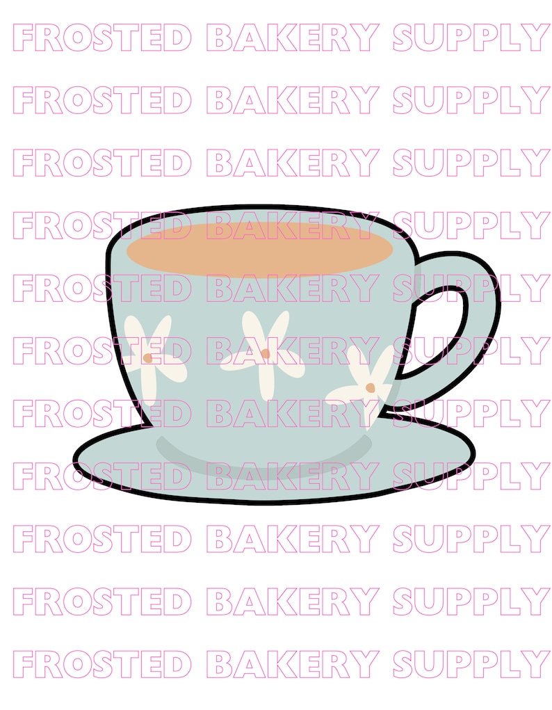 Teacup Cookie Cutter STL Files - Etsy