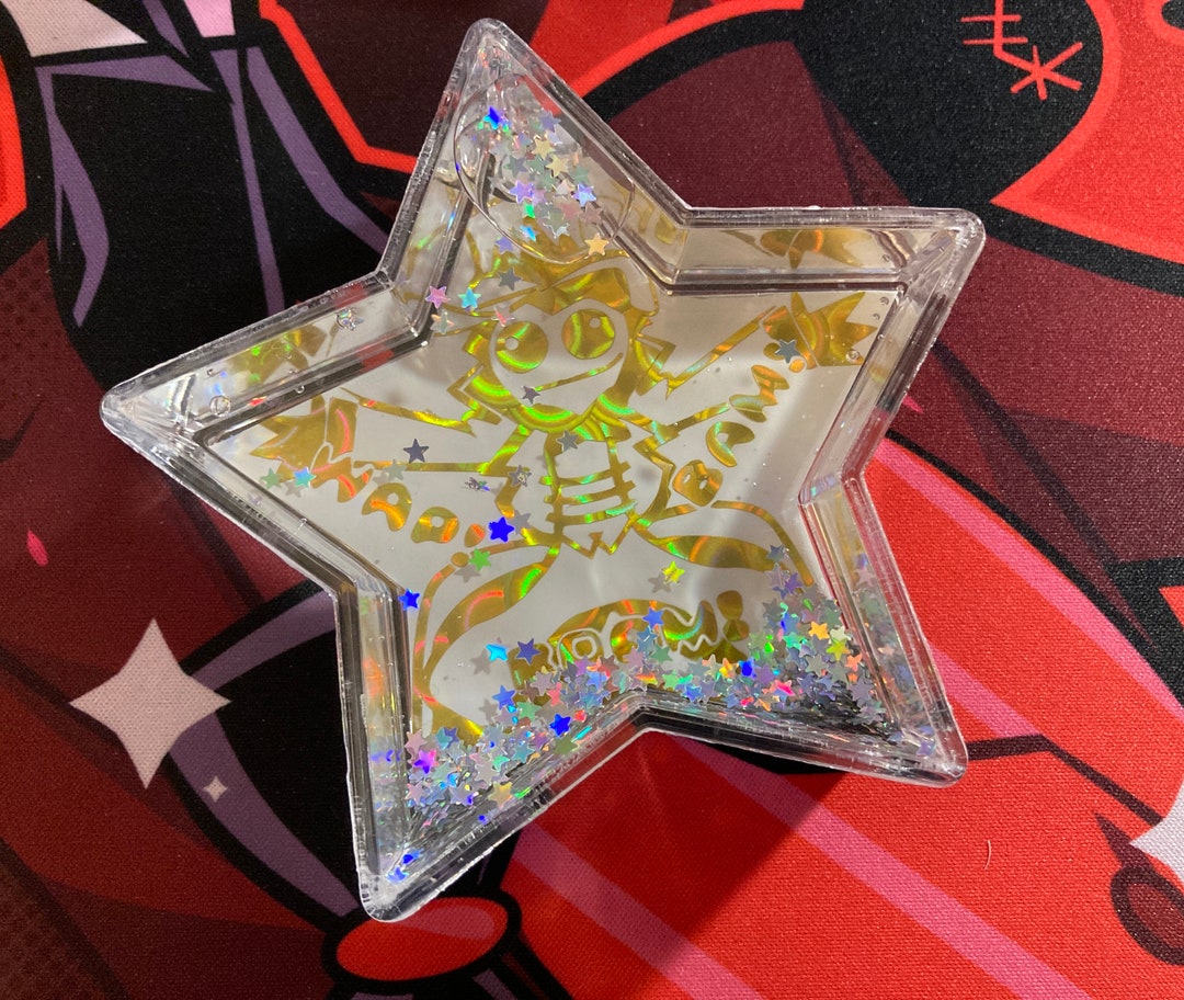 Lucifer WAP BAM BOOM Star Glitter Stress Shaker Toy Hazbin Hotel - Etsy
