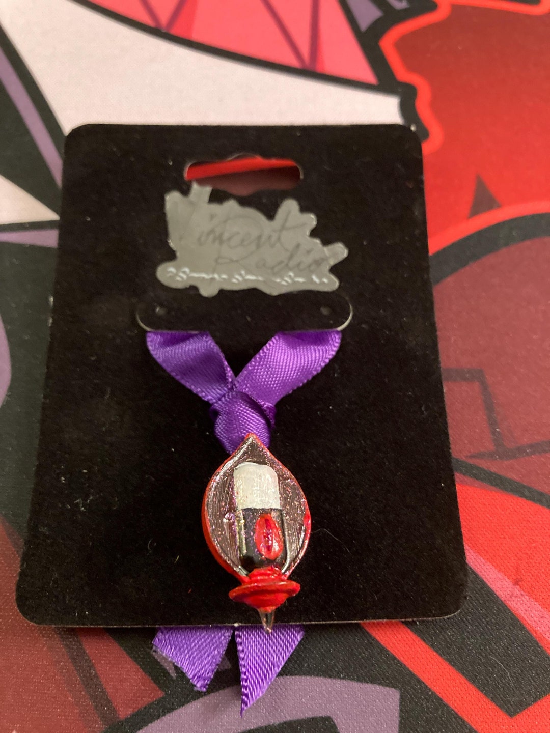 Alastor the Radio Demon Microphone Charm or Pendant Hazbin Hotel - Etsy