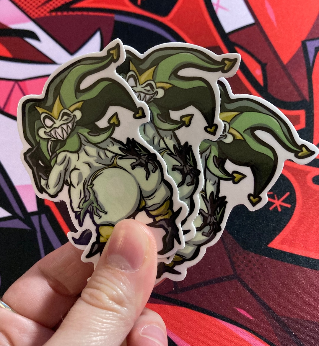 Mammon Greed Fan Made Pin up Helluva Boss Sticker - Etsy