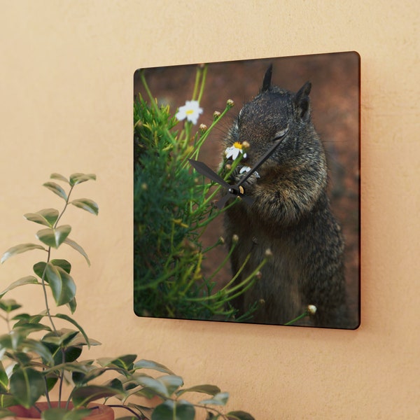 Squirrel Clock - Etsy