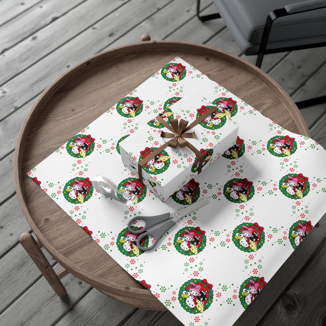 Hello Kitty Christmas Gift Wrap Papers - Etsy