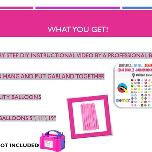 Breast Cancer DIY Balloon Garland | Breast Awareness Month | Balloon ...