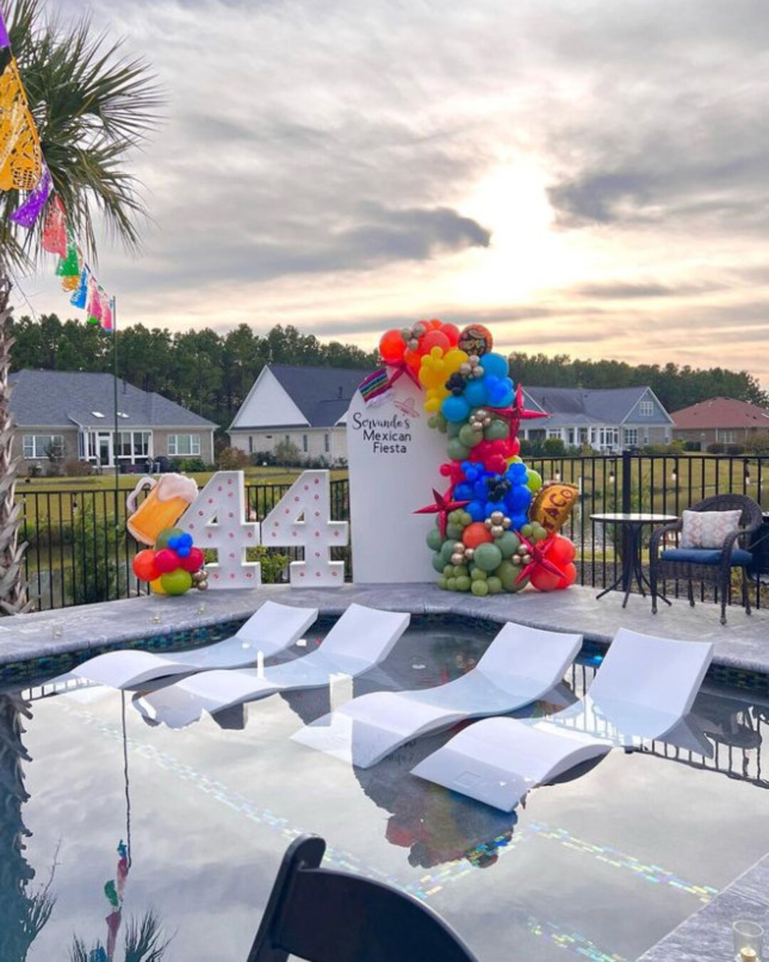 Fiesta Inspired Balloon Garland Kit | Balloons for Him | 40th Birthday ...