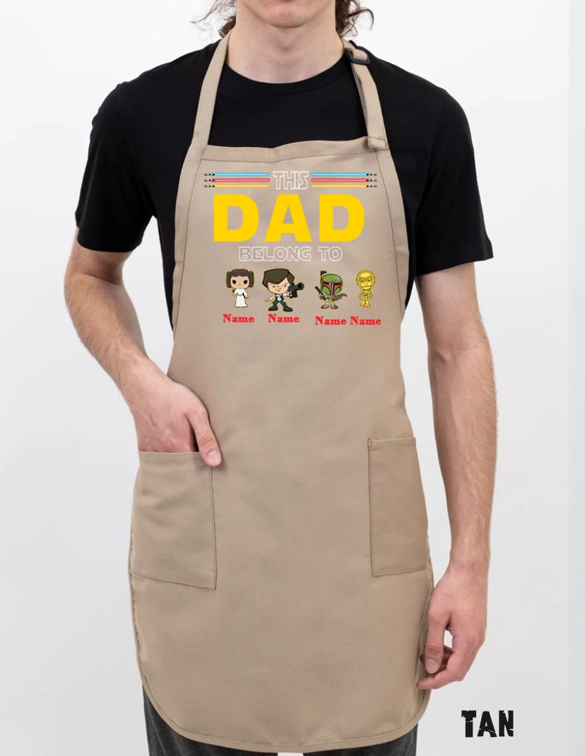 Personalized Dad Apron Funny Father's Day Gift Dad Life - Etsy