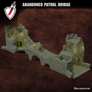 Abandoned Patrol Bridge | by Miniature Land | 28mm Terrain | Great for ...