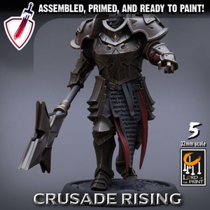 Templar Infantry - Scepter | Miniatures by Lord of the Print | Resin ...