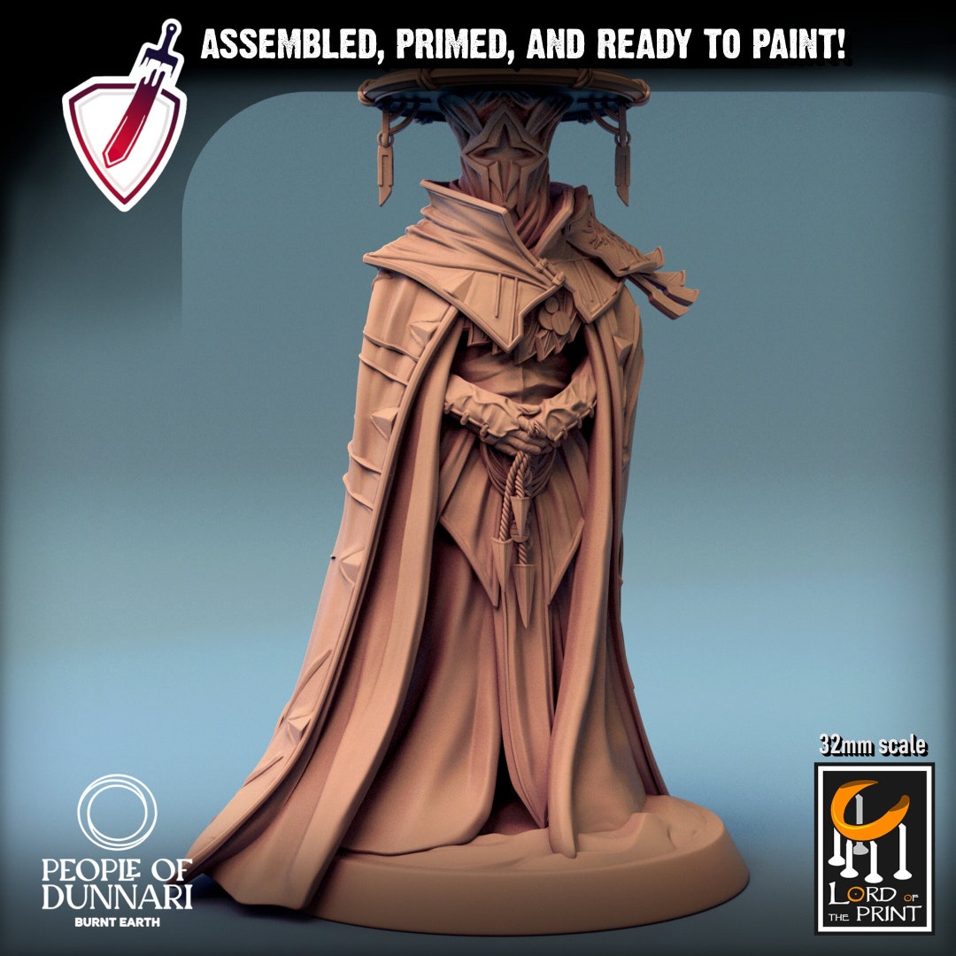 Sun Priest | Miniature by Lord of the Print | Resin Mini for Tabletop ...