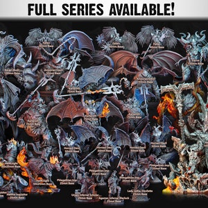 Anixorian Devil Miniatures by Archvillain Games Resin Mini for Tabletop Gaming, D&D, Pathfinder ...