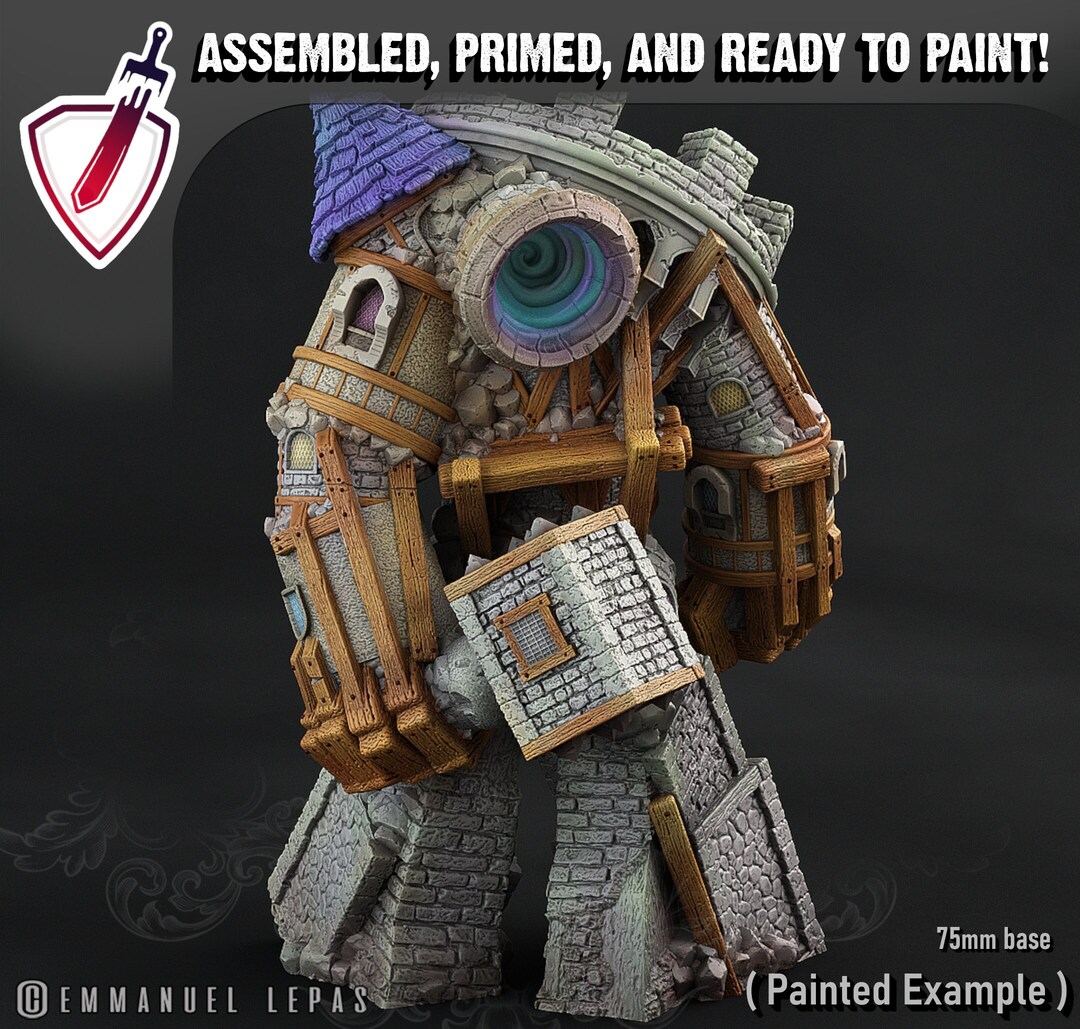 Medieval Construct Golem Miniature by Print Your Monsters Mini for ...